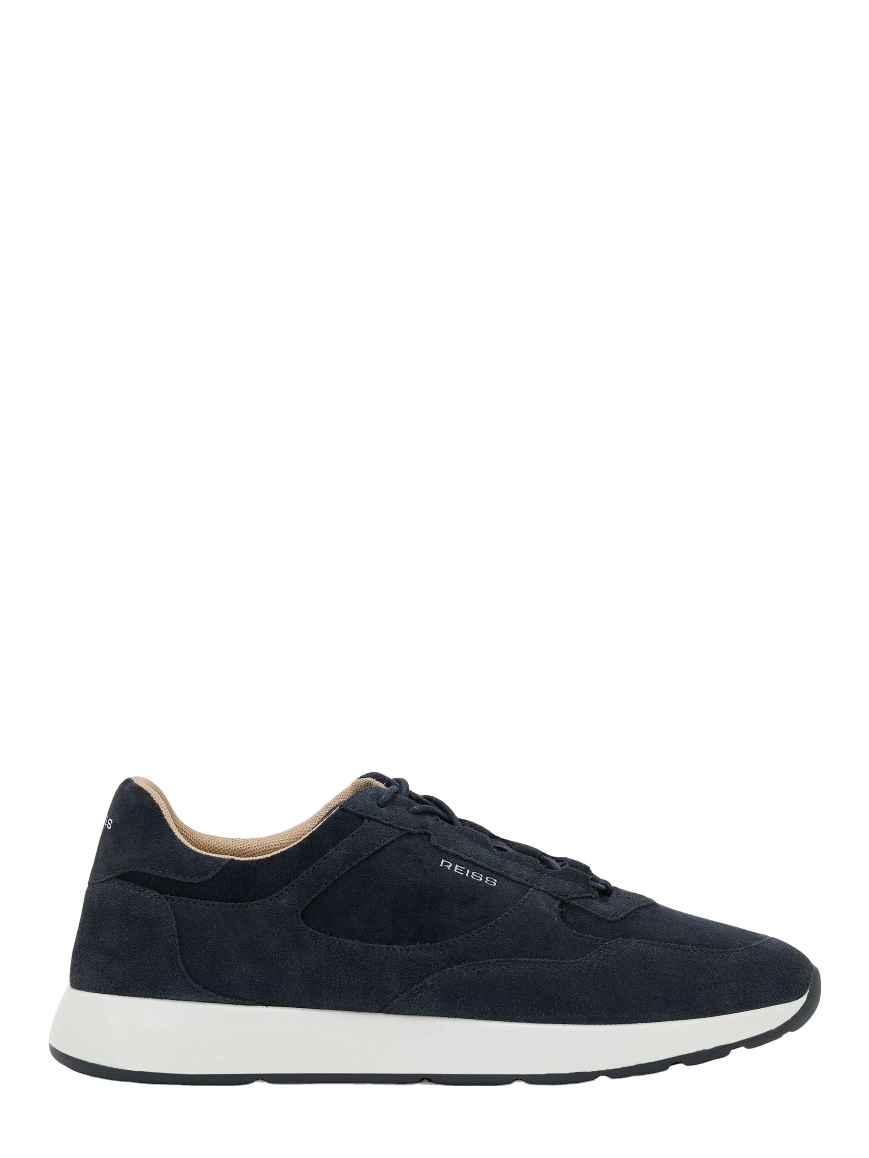 REISS Reiss Grant Suede Lightweight Runner Trainers